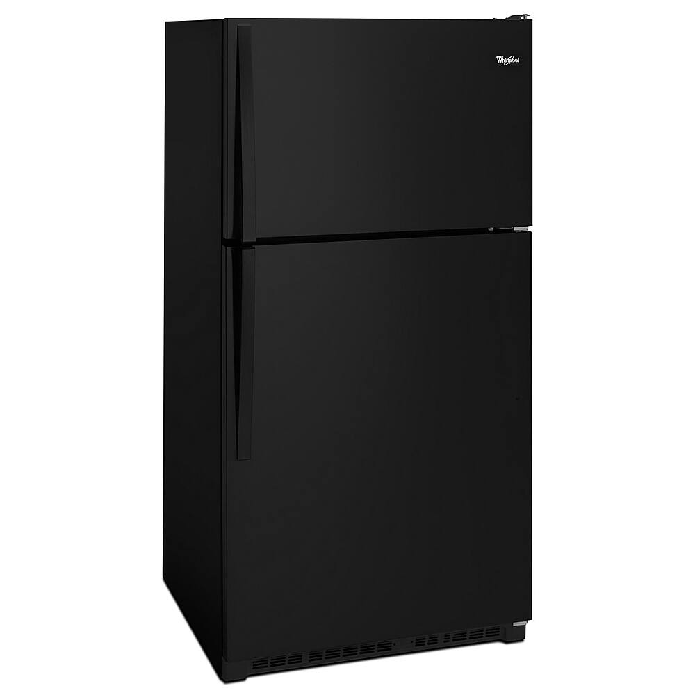 Whirlpool 20.5 Cu. Ft. Top Freezer Refrigerator Black OBX WRT311FZDB ...