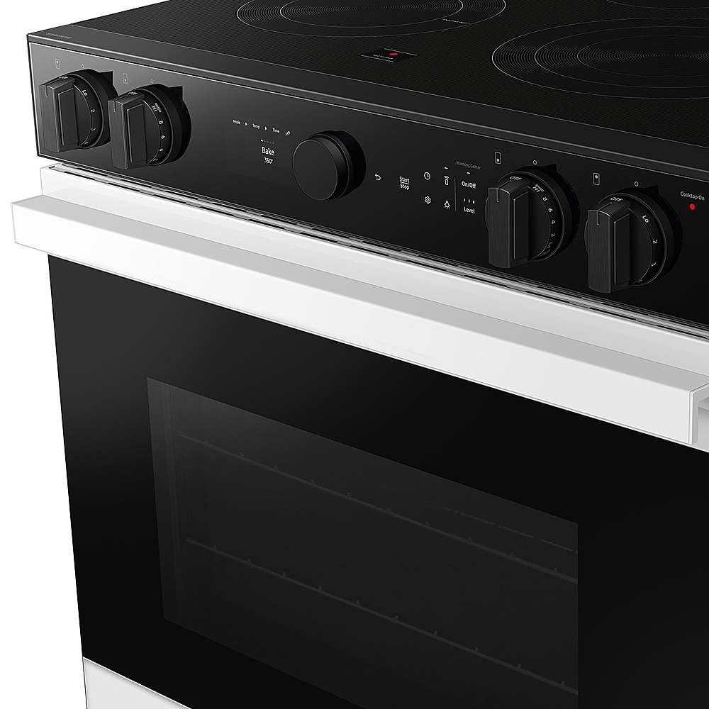 Samsung OPEN BOX Bespoke 6.3 Cu. Ft. Slide In Electric Range with Air ...