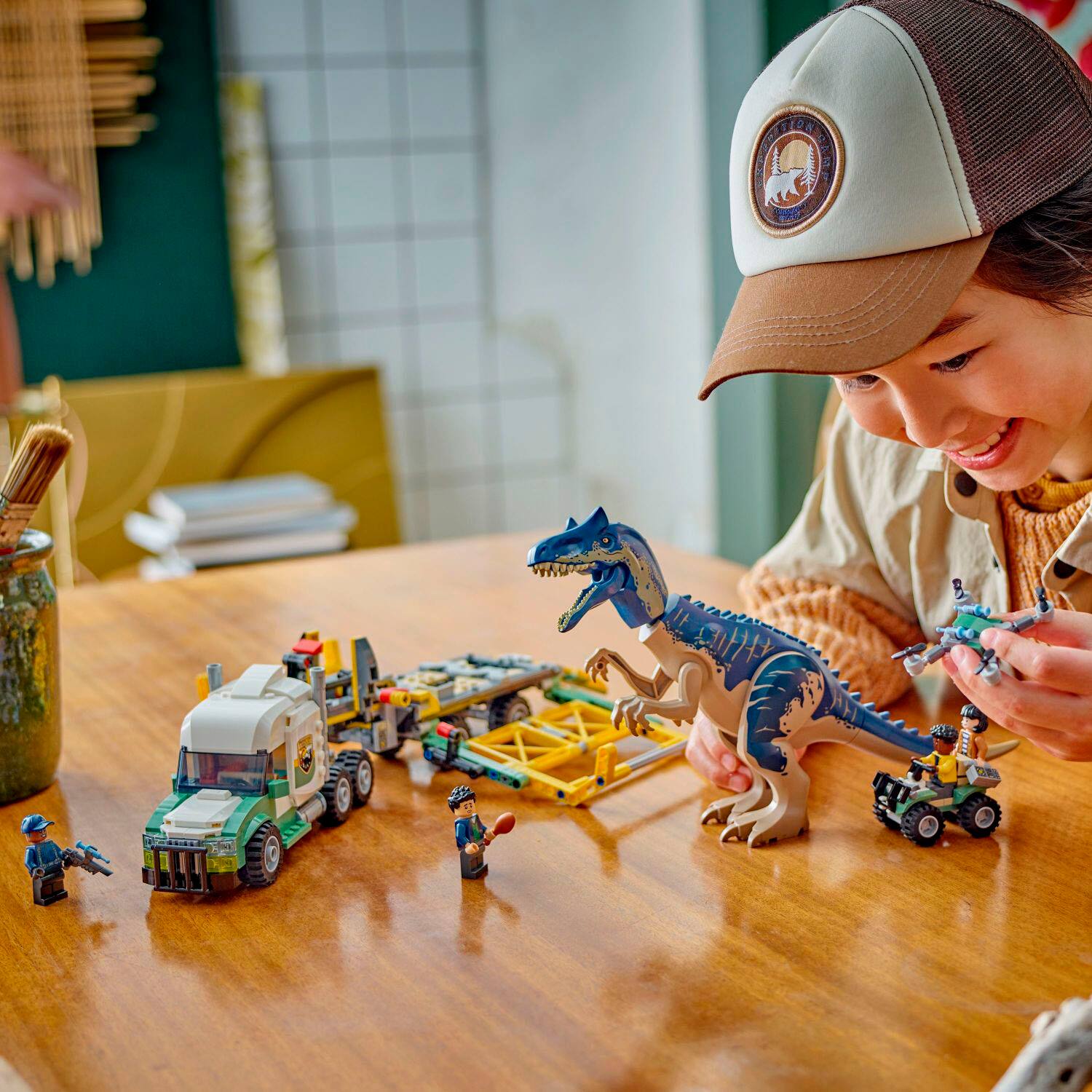 Lego Jurassic World Dinosaur Missions: Allosaurus Transport Truck Toy ...