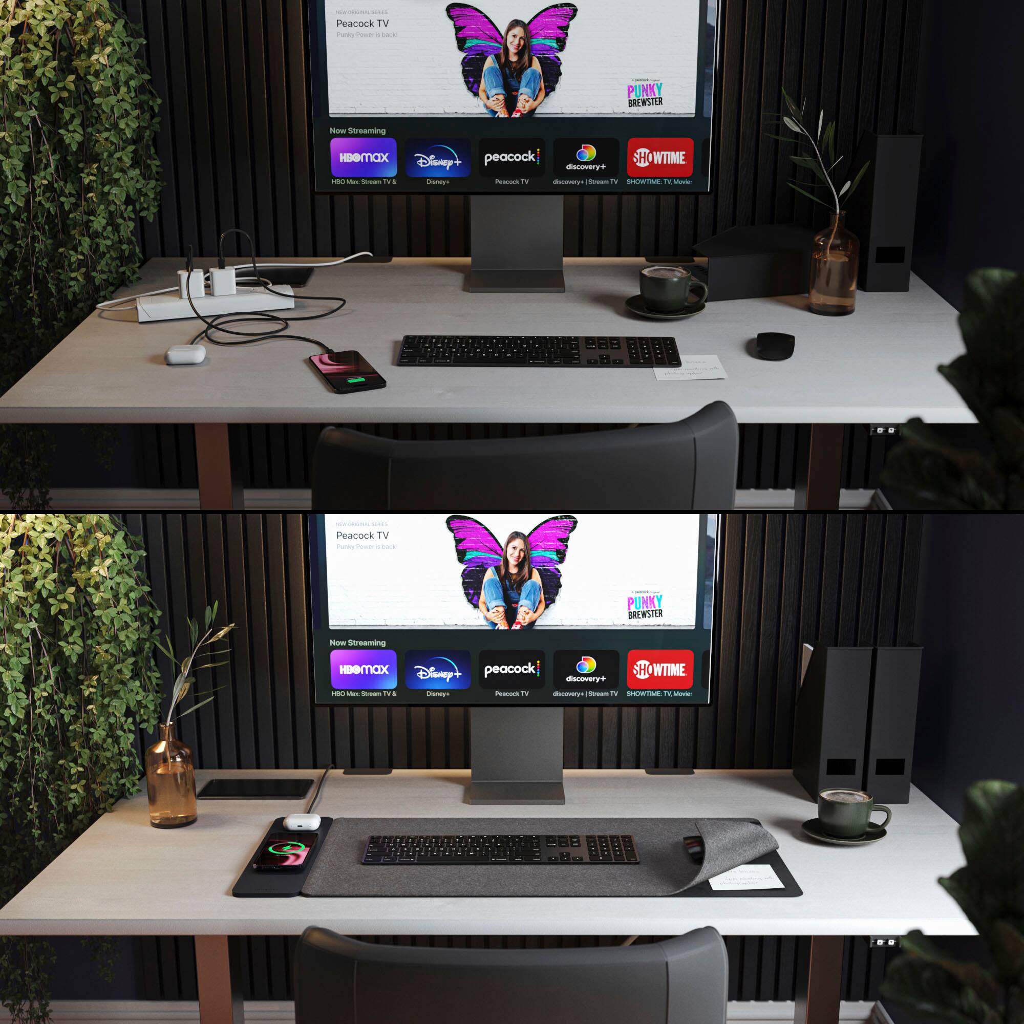 JOURNEY ALTI ULTRA Fast Wireless Charging Desk Mat Midnight JMSDMMN ...