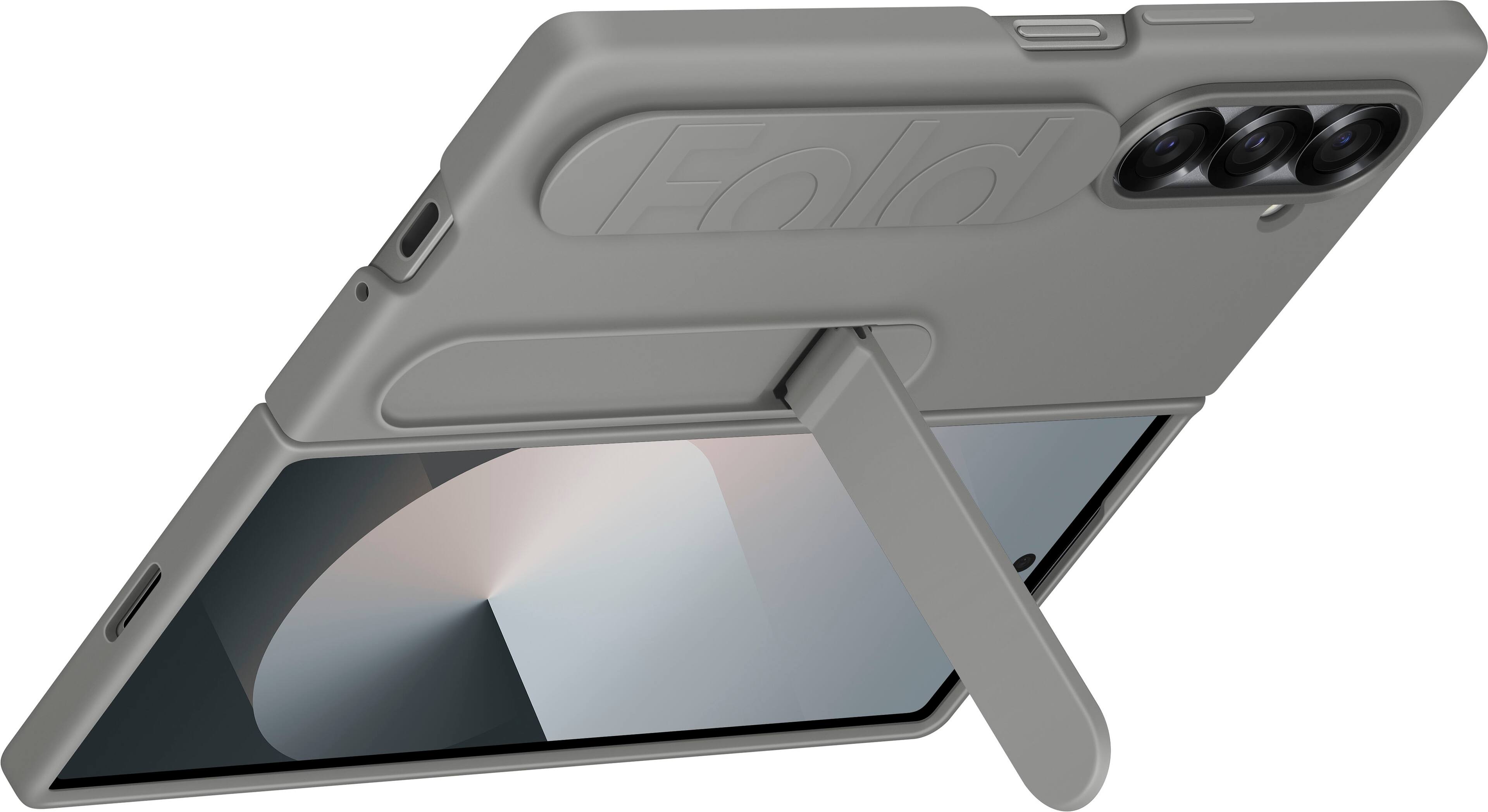 Samsung Galaxy Z Fold6 Silicone Case - Gray International Shipping