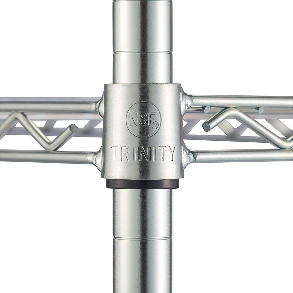 TRINITY EcoStorage 4 Tier 36x14x54 Commercial Wire Shelving NSF w ...