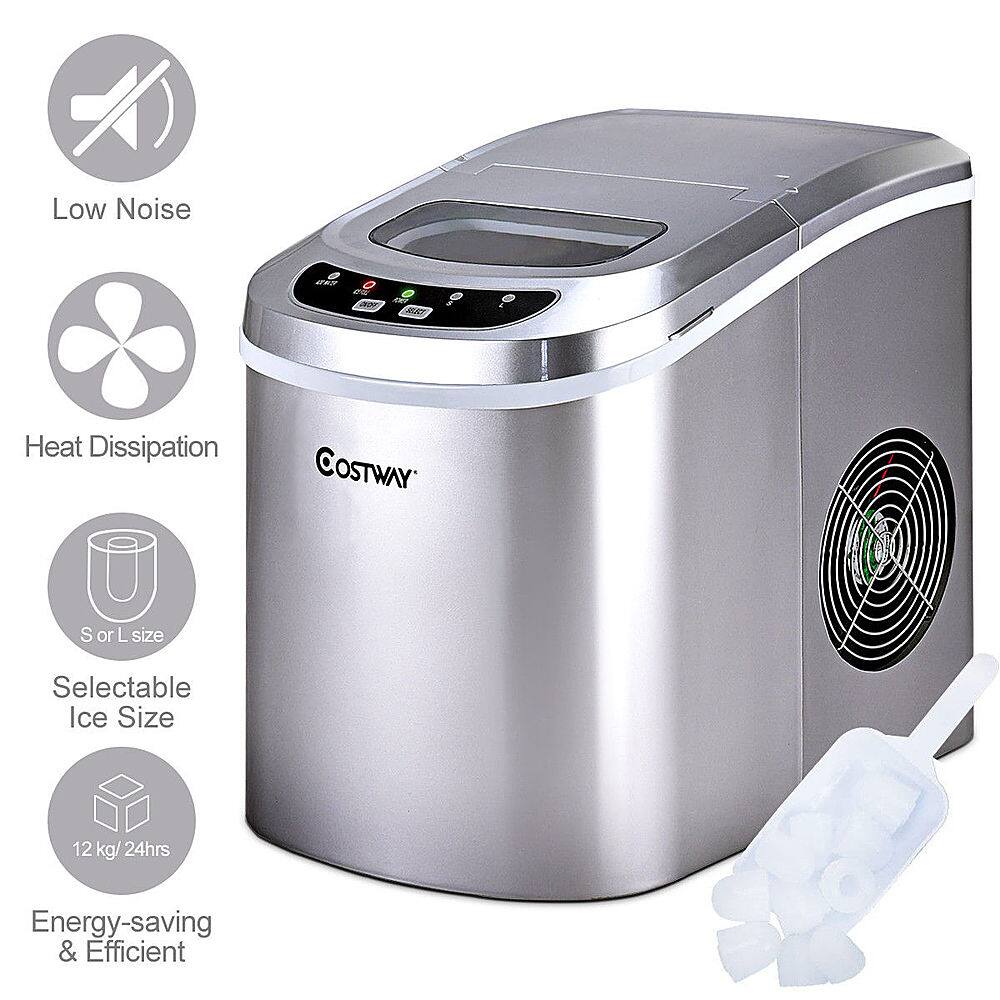 Best Buy: Costway Portable Compact Electric Ice Maker Machine Mini Cube ...
