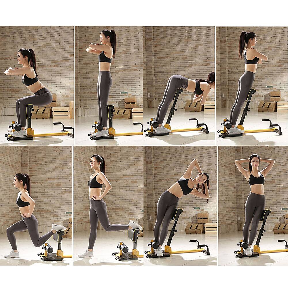 Costway 8 in 1 Multifunctional Squat Machine Deep Sissy Squat Home Gym ...