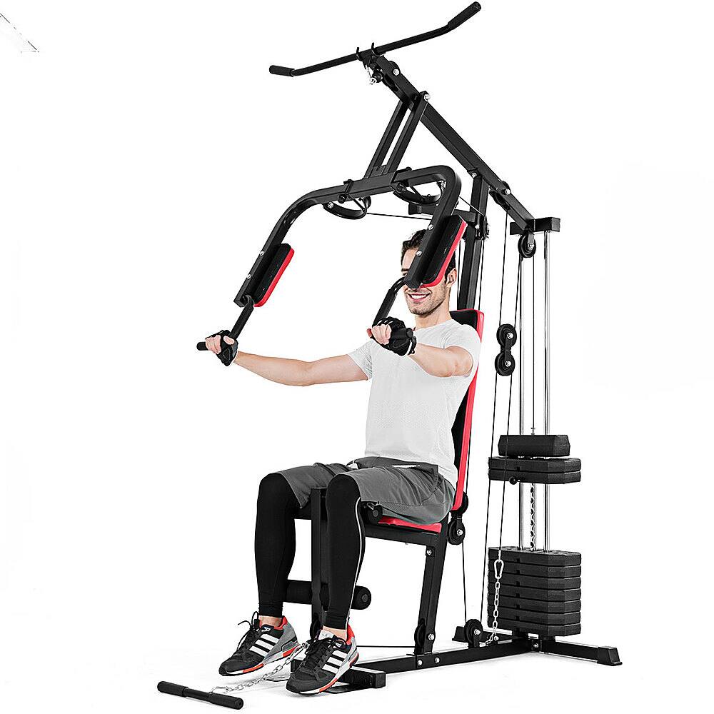 Costway Multifunction Cross Trainer Workout Machine Strength Training ...