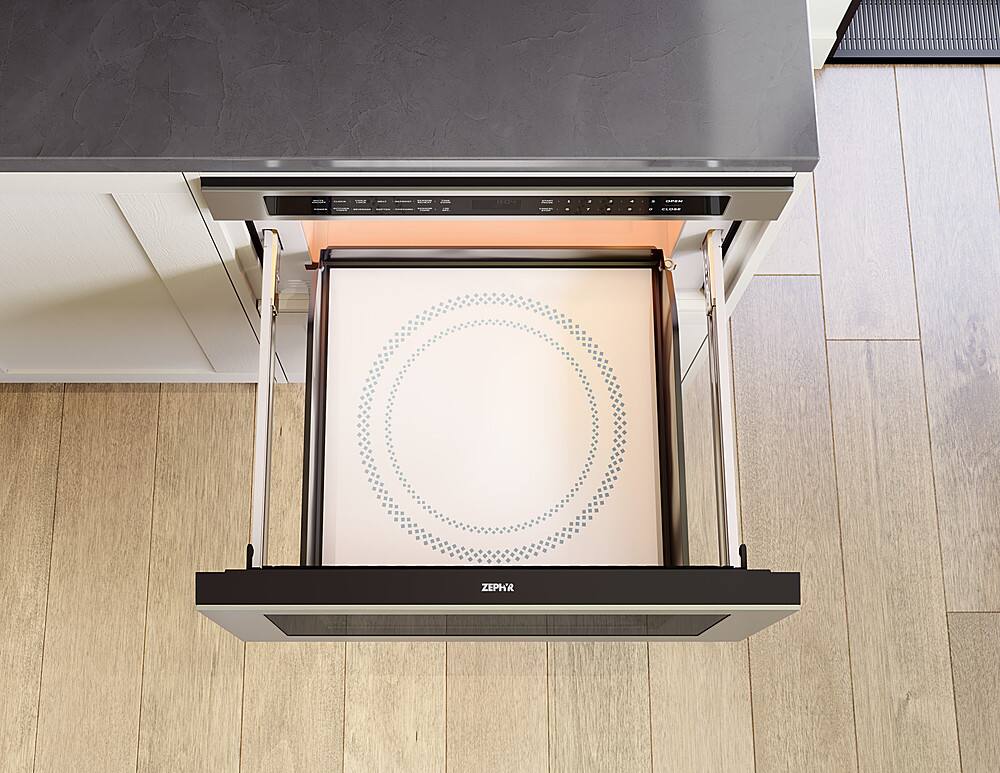 Zephyr 30 in. 1.2 cu. ft. Built In Microwave Drawer Stainless Steel ...