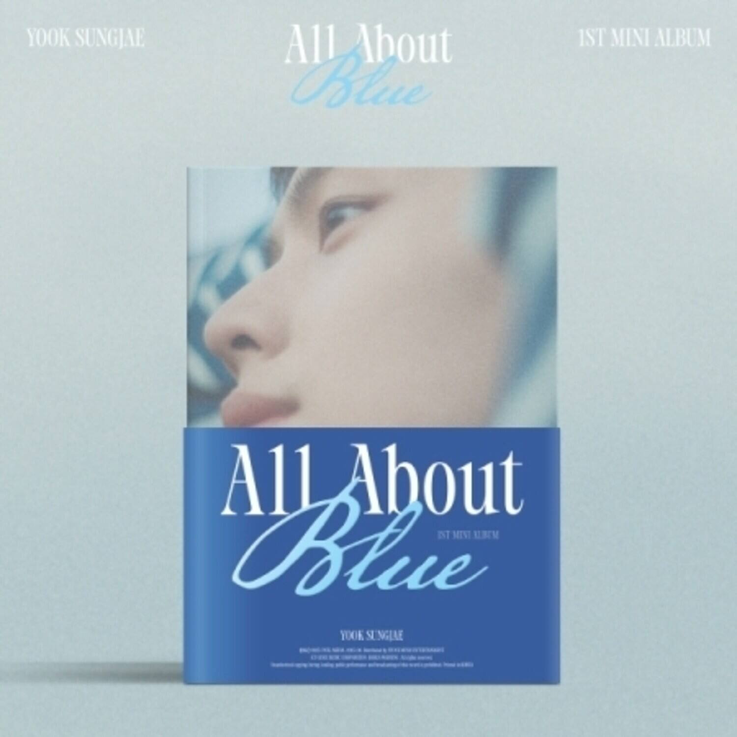Yook Sungjae All About Blue incl. 180pg Photobook, Book Cover, 2 ...