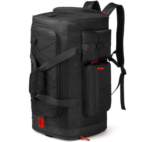 Fabibe Large Duffle Bag Backpack for Travel 70L Heavy Duty Gym Duffel ...