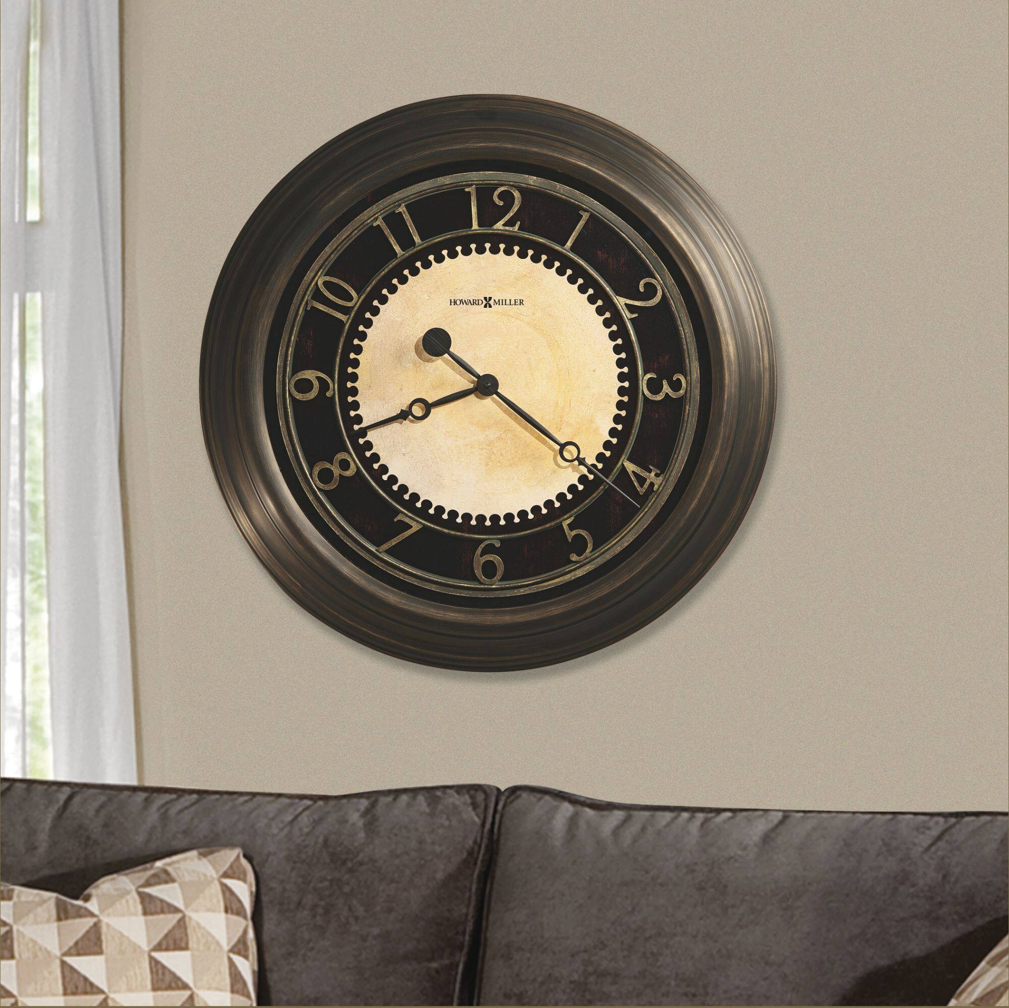 Howard Miller Chadwick Wall Clock 625462 Black 625462 - Best Buy