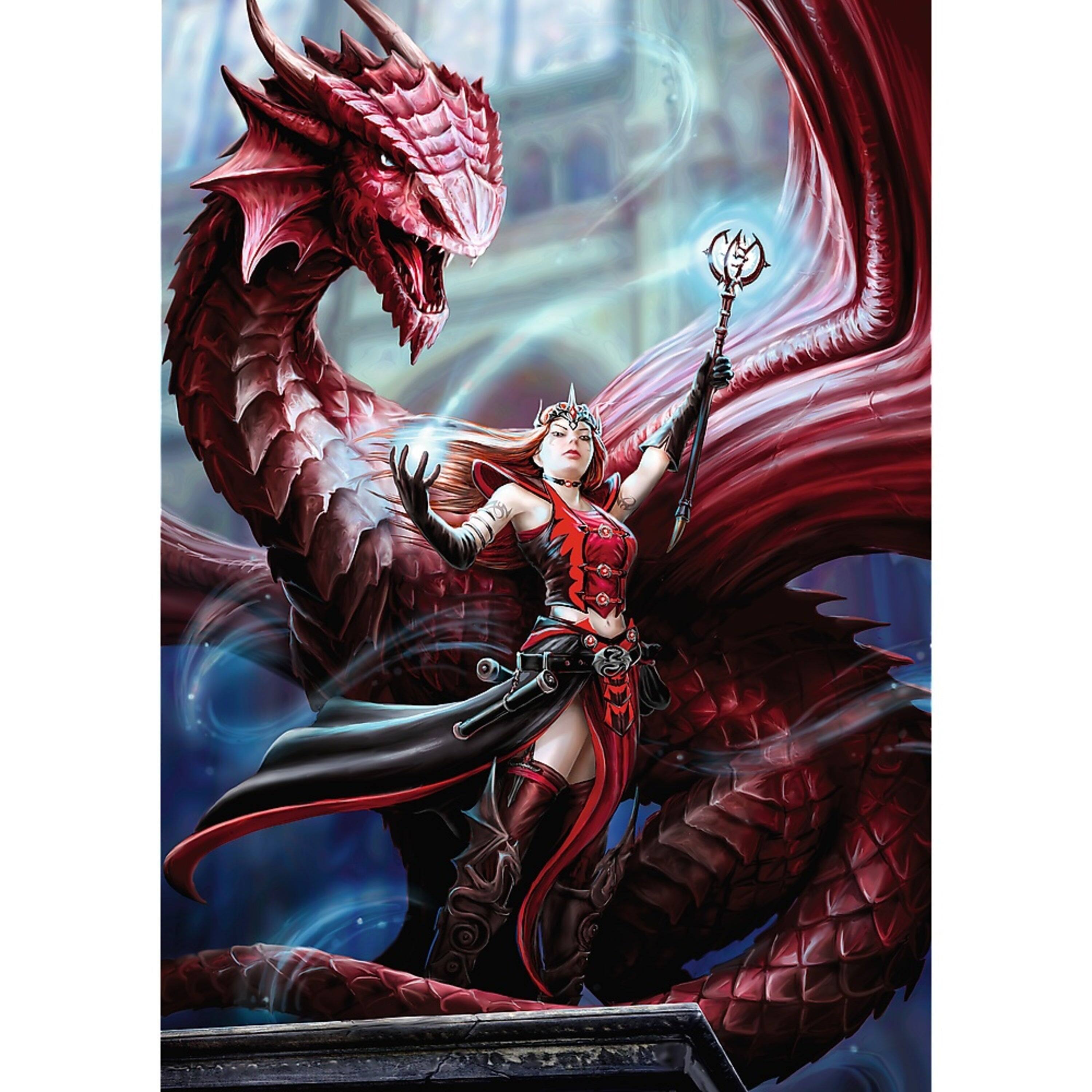 Trefl Premium Plus 1000 Piece Puzzle Anne Stokes Scarlet Mage 10902 ...