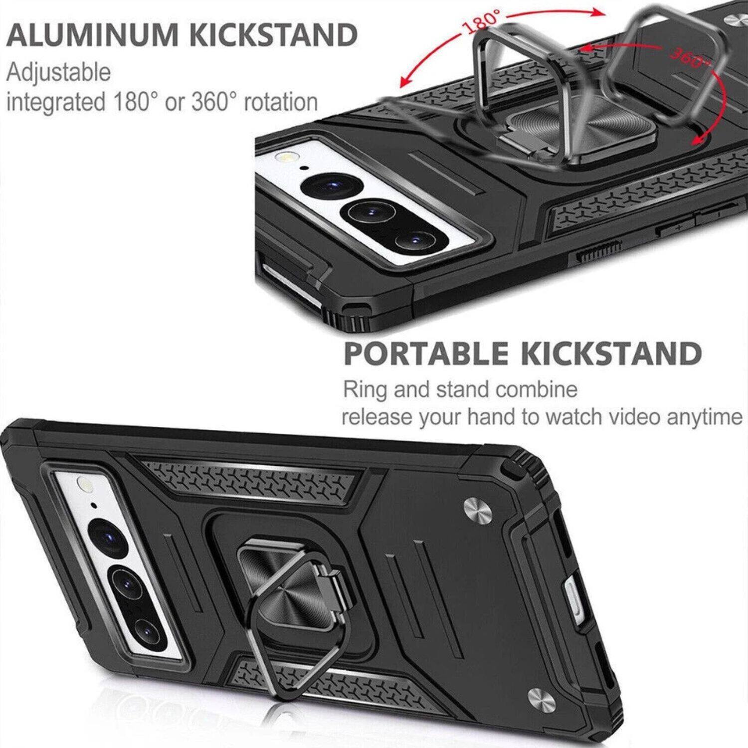 Stock Preferred Heavy Duty Armor Case with 360° Ring Kickstand for ...