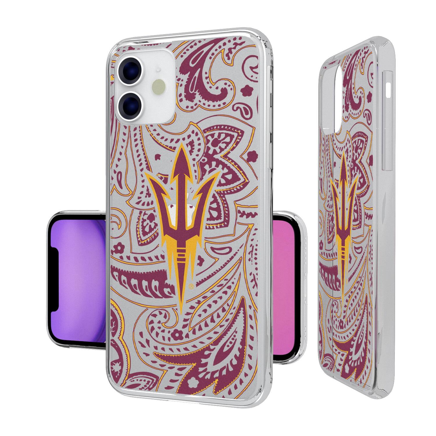 Keyscaper NCAA Arizona State Sun Devils iPhone Paisley Design Clear ...