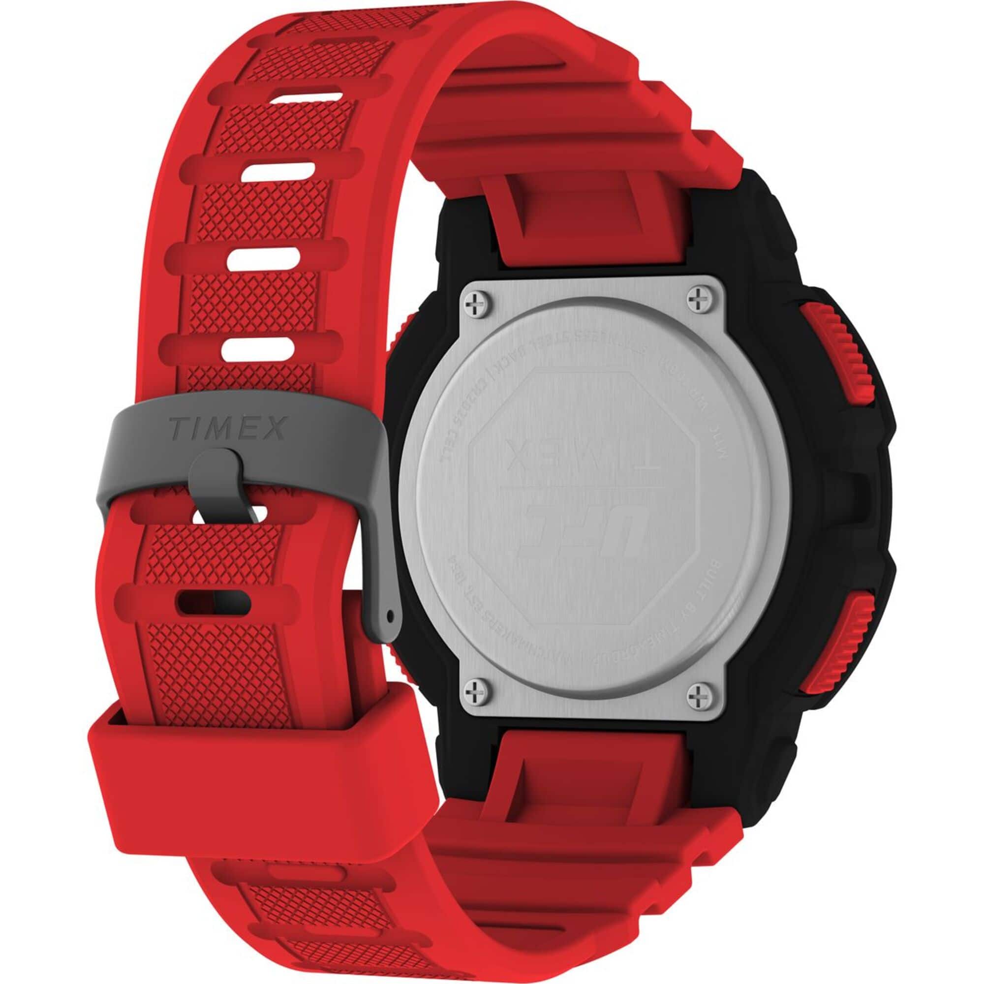 Best Buy: Timex Men's UFC Rumble 50mm Watch Red Strap Digital Dial Red ...