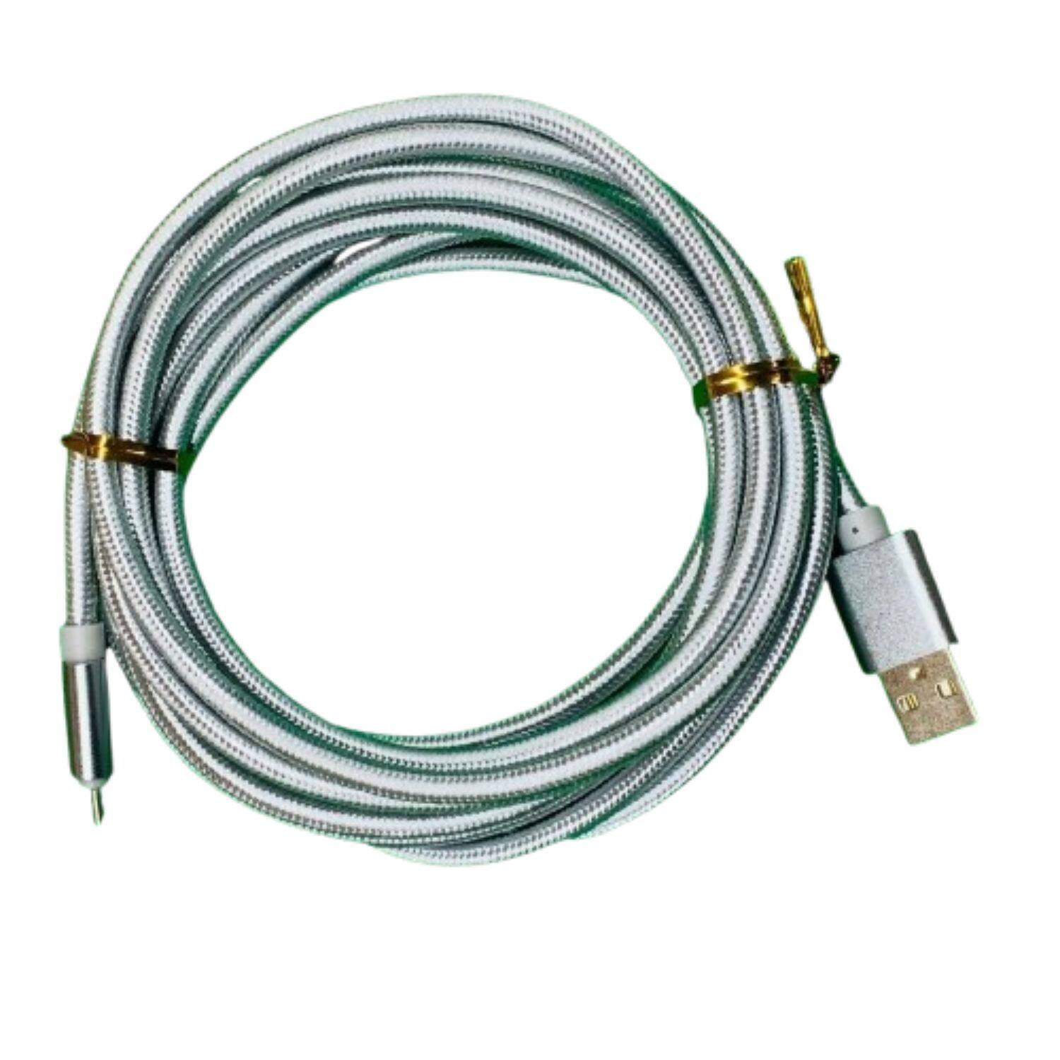 Home Collection 1ft Braided Micro USB Fast Charger & Data Sync Cable ...