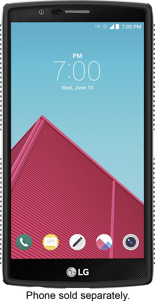 Best Buy: Speck CandyShell Grip Case for LG G4 Cell Phones White/Black ...