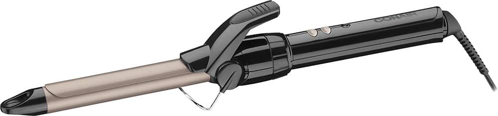 Best Buy Conair Double Ceramic 3 4 Curling Iron Black Gold Cd700cs