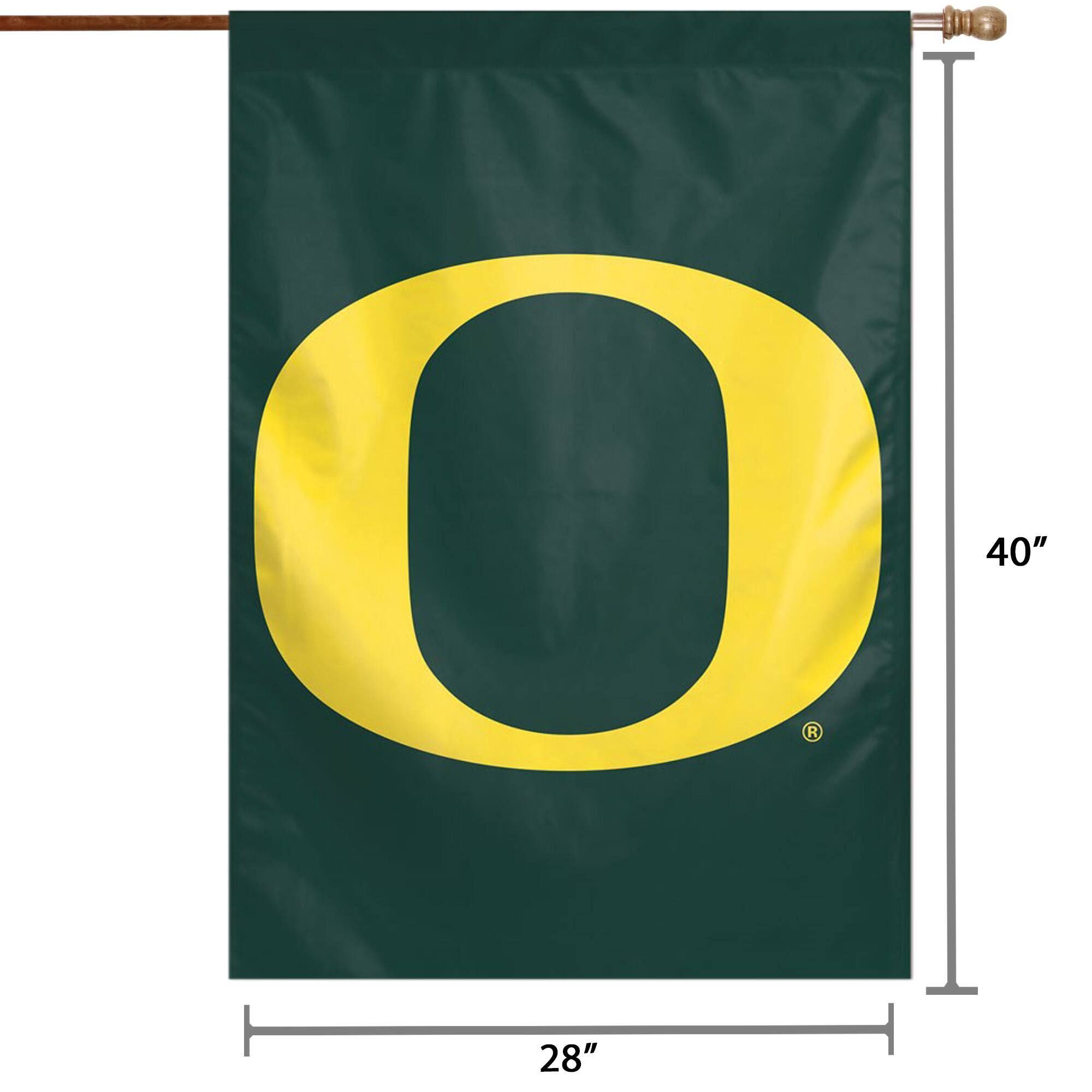 WinCraft Oregon Ducks 28" x 40" Big Logo Single Sided Vertical Banner ...