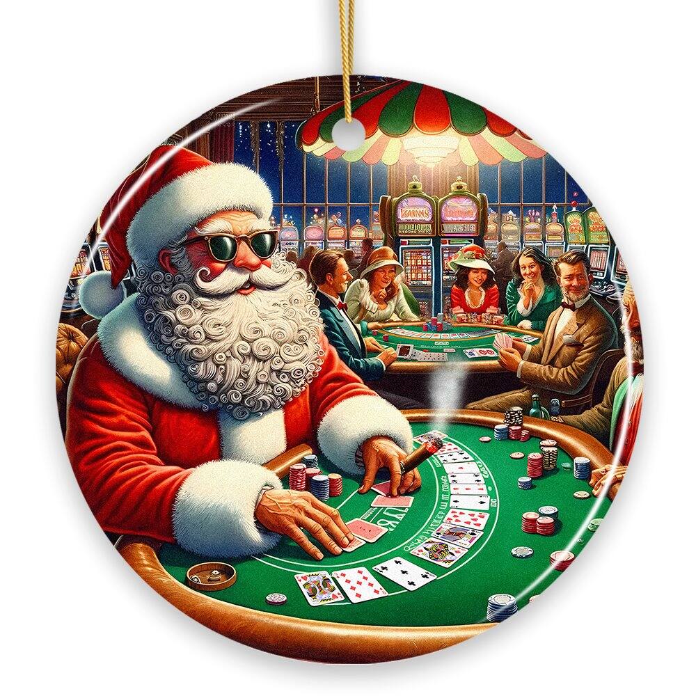 Front. OrnamentallyYou - North Pole Game Night Santa Claus Christmas ...
