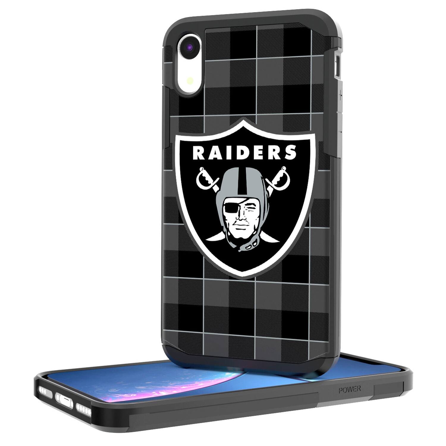 Keyscaper NFL Las Vegas Raiders iPhone Rugged Plaid Design Case 7/8 ...