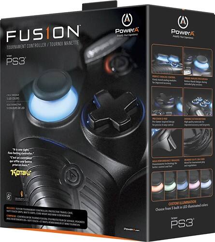 Best Buy: FUSION FUSION Tournament Controller for PlayStation 3 Black ...