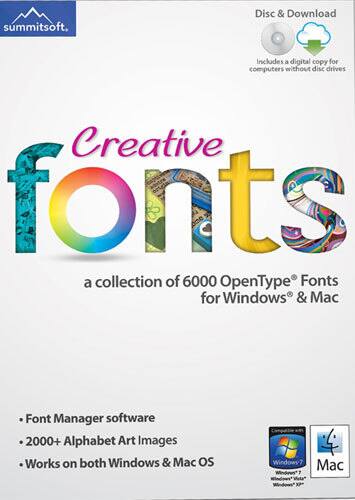 Summitsoft Creative Fonts Mac OS, Windows 8101771 - Best Buy
