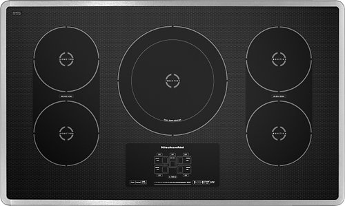 KitchenAid 36" Built-In Electric Induction Cooktop Stainless steel ...