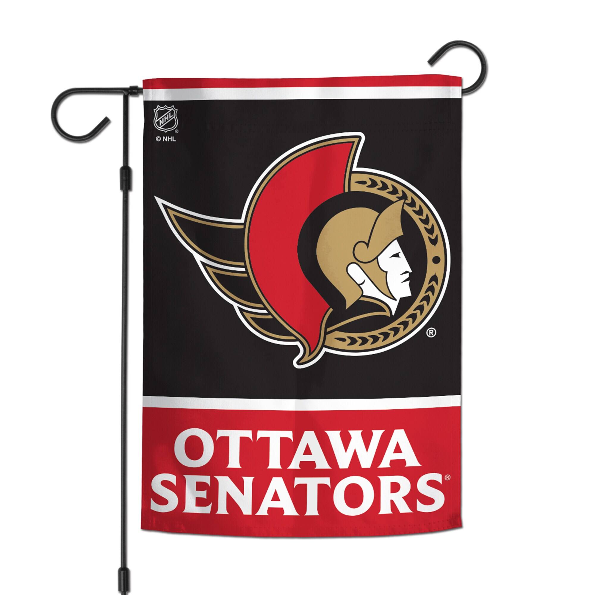 WinCraft Ottawa Senators 12'' x 18'' Double Sided Garden Flag ...