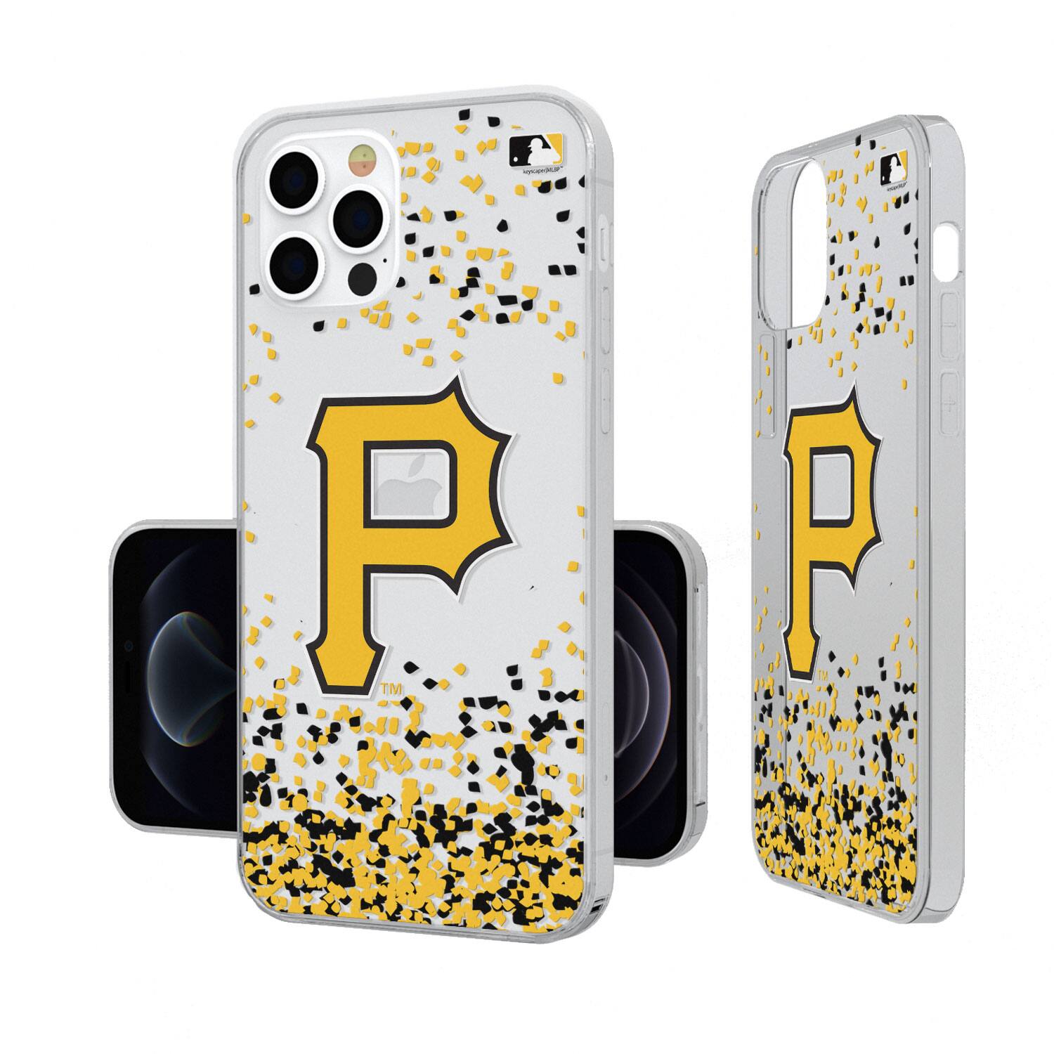 Keyscaper MLB Pittsburgh Pirates iPhone Confetti Design Clear Case 14 ...