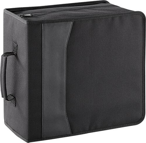 Best Buy: Dynex™ 400-Disc CD/DVD Binder Black DX-CDDVD400