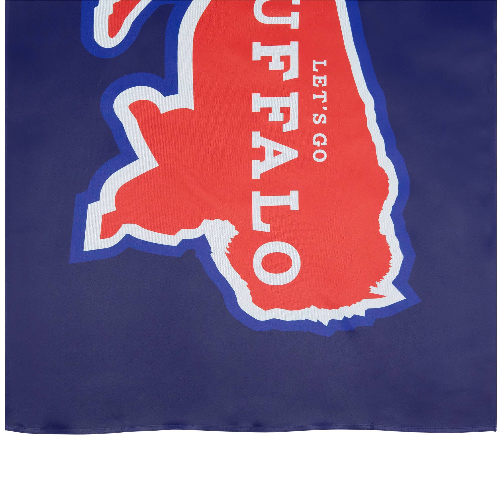 Northlight and White Let's Go Buffalo Outdoor House Flag 40" x 28" Red ...