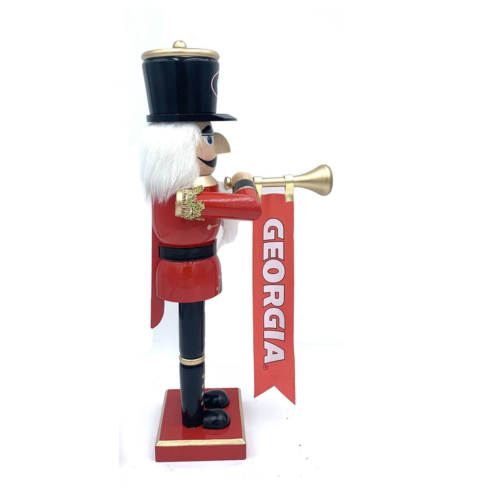 Santa's Workshop Georgia Bulldogs 14" Bugler Nutcracker Red 200651829 ...