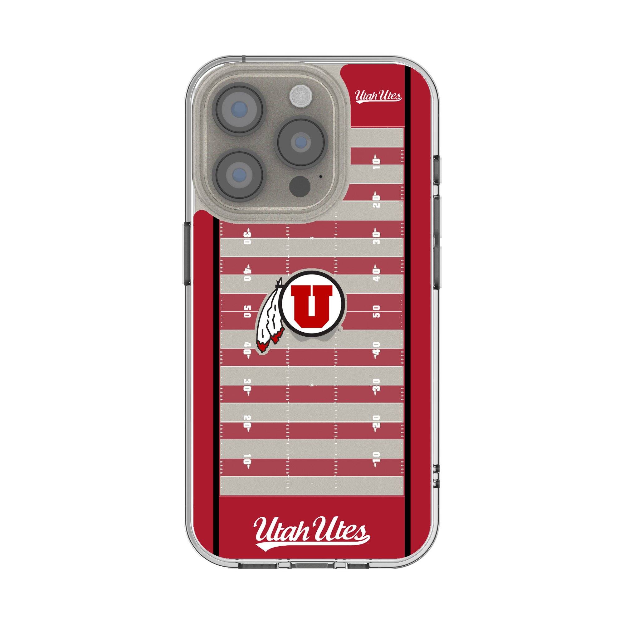 Keyscaper NCAA Utah Utes Clear Field iPhone Case 16 Pro Max Multicolor ...