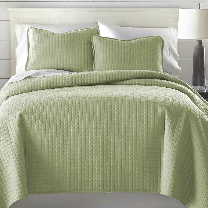 Hivvago Full/Queen Lightweight Ultra Soft 3 Piece Microfiber Quilt Set ...