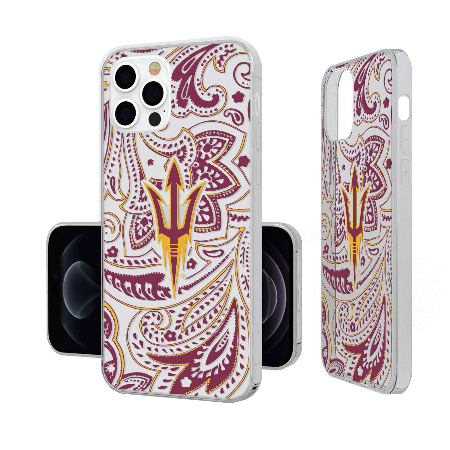 Keyscaper NCAA Arizona State Sun Devils iPhone Paisley Design Clear ...