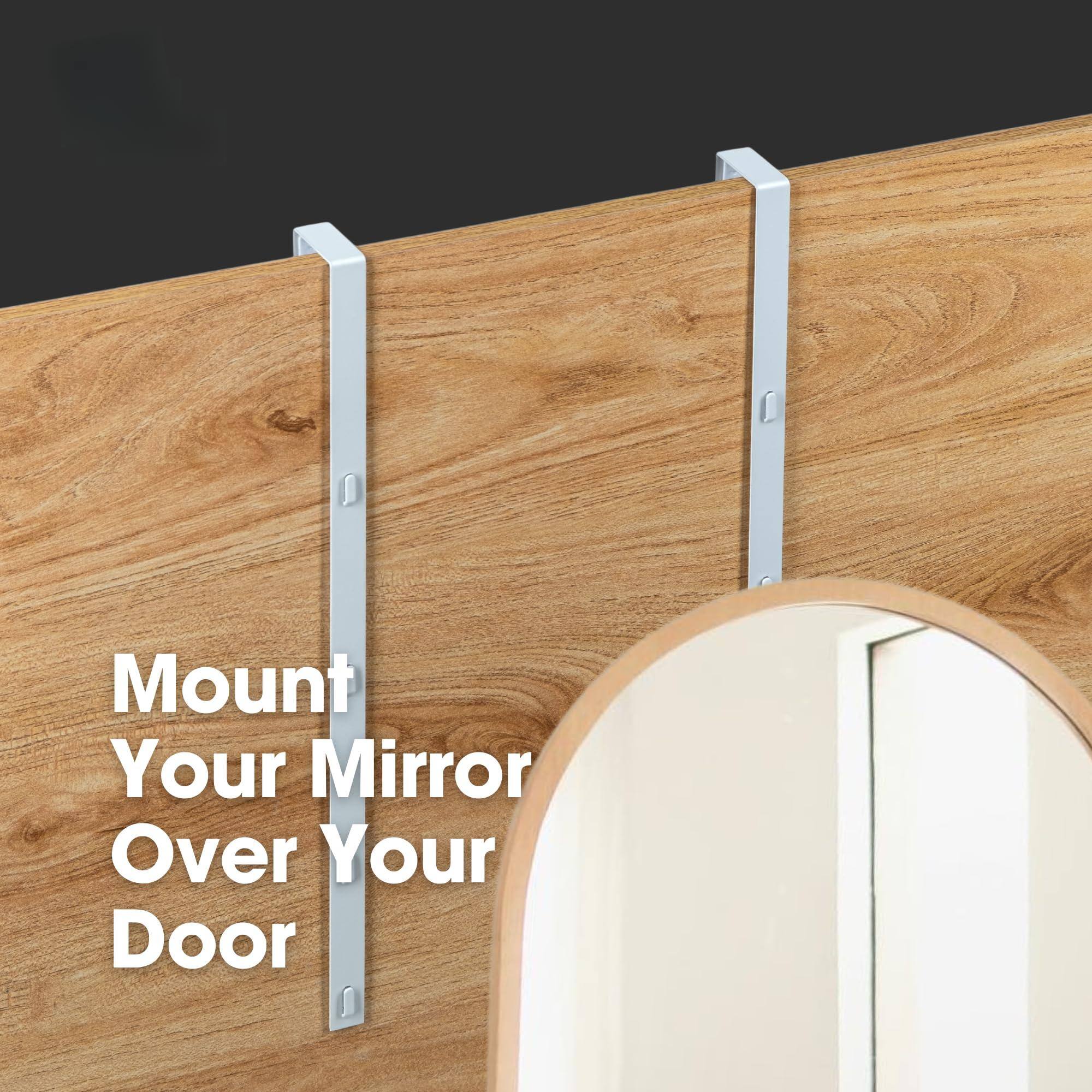 Cedar Assembly heavy Duty 14 5" Over the door Mirror Hanger Set extra ...