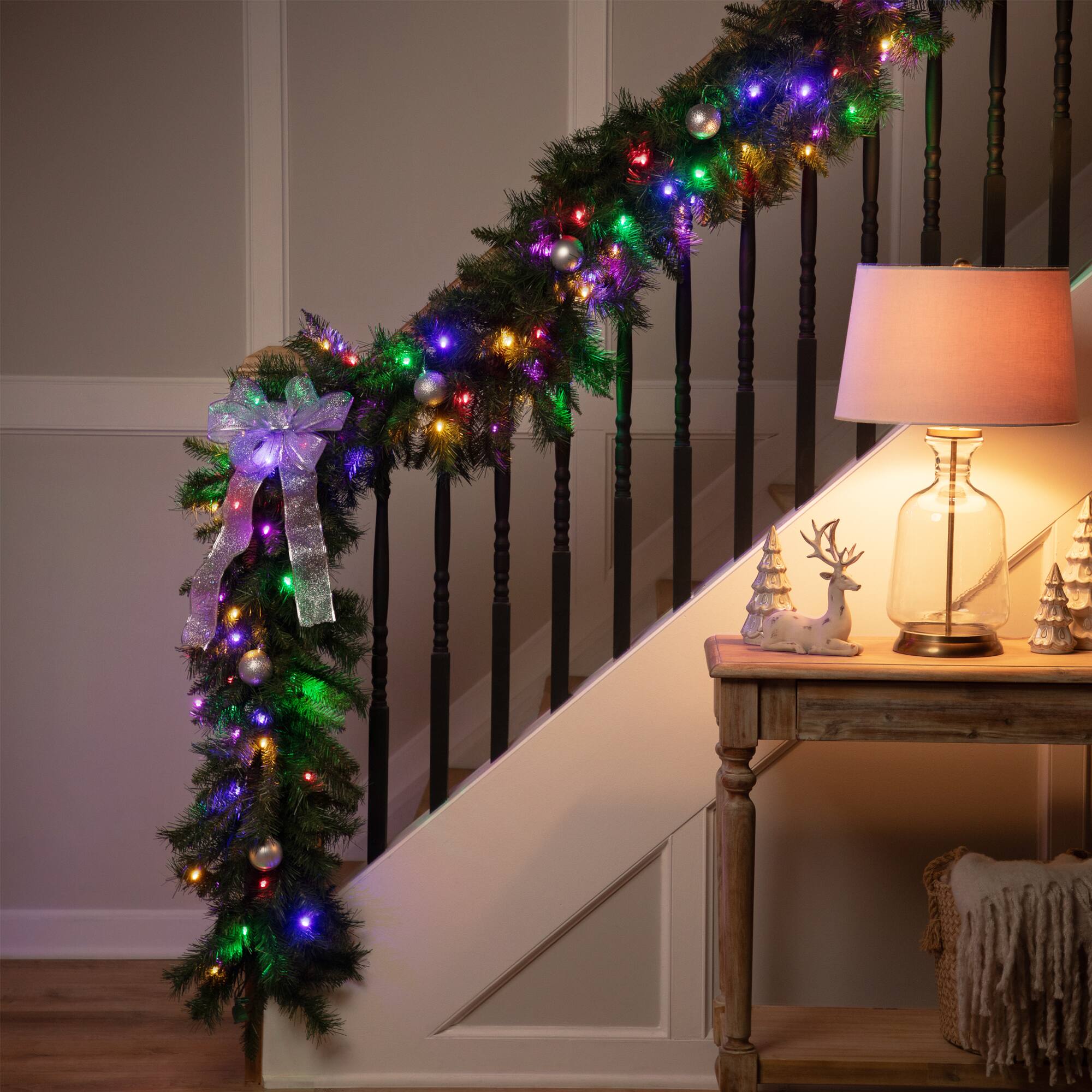 Northlight Pre Lit Dakota Red Pine Artificial Christmas Garland 9' x 16 ...