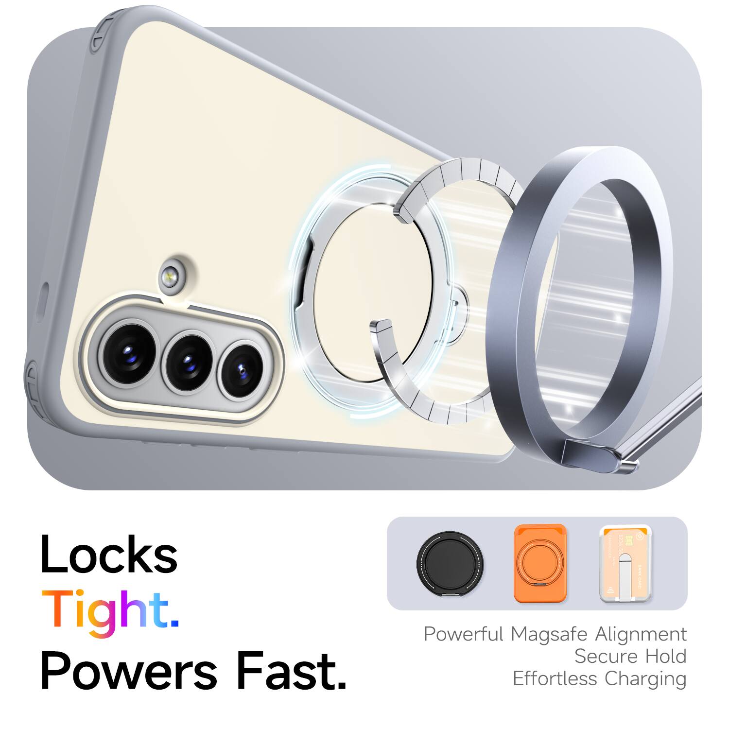 Dteck Magnetic Case for Samsung Galaxy A17 5G with 360° Rotating Ring ...