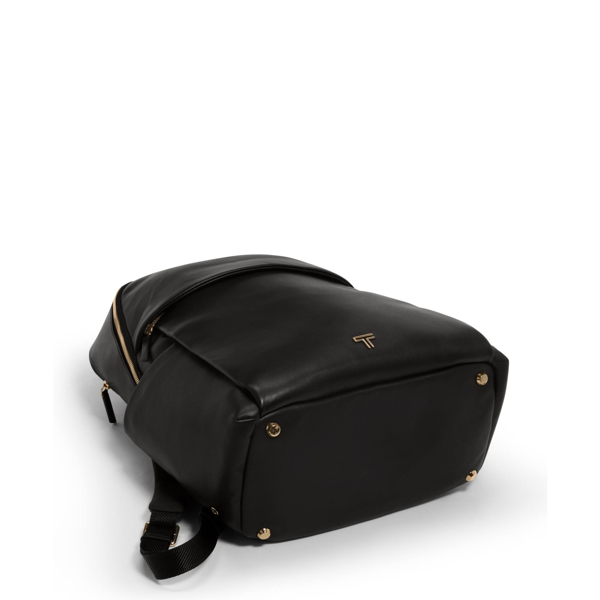 TUMI Voyageur Raina Backpack Black / Light Gold 152453-A505 - Best Buy