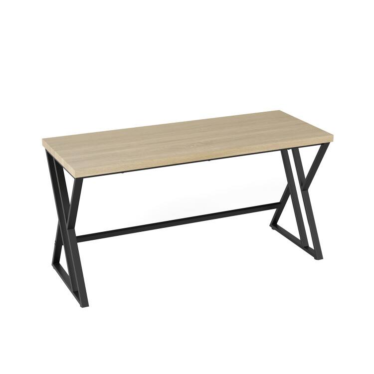 SlickBlue Computer Desk with Heavy Duty Metal Frame and Supportive ...