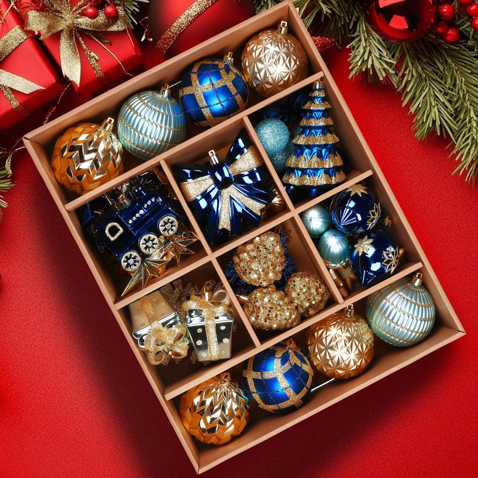 Paradigms Interiors Christmas Balls Ornaments Delightful Classic Gift ...