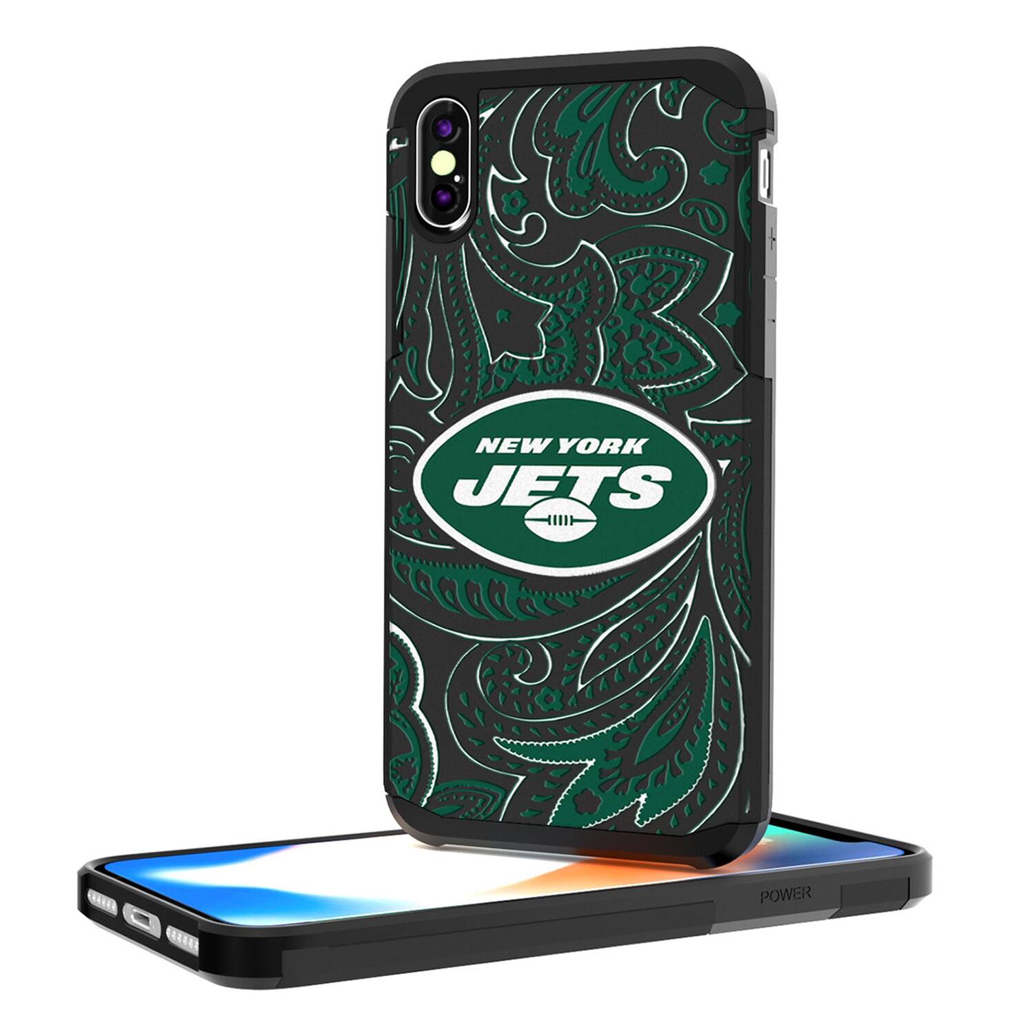 Keyscaper NFL New York Jets iPhone Rugged Paisley Design Case 14 ...
