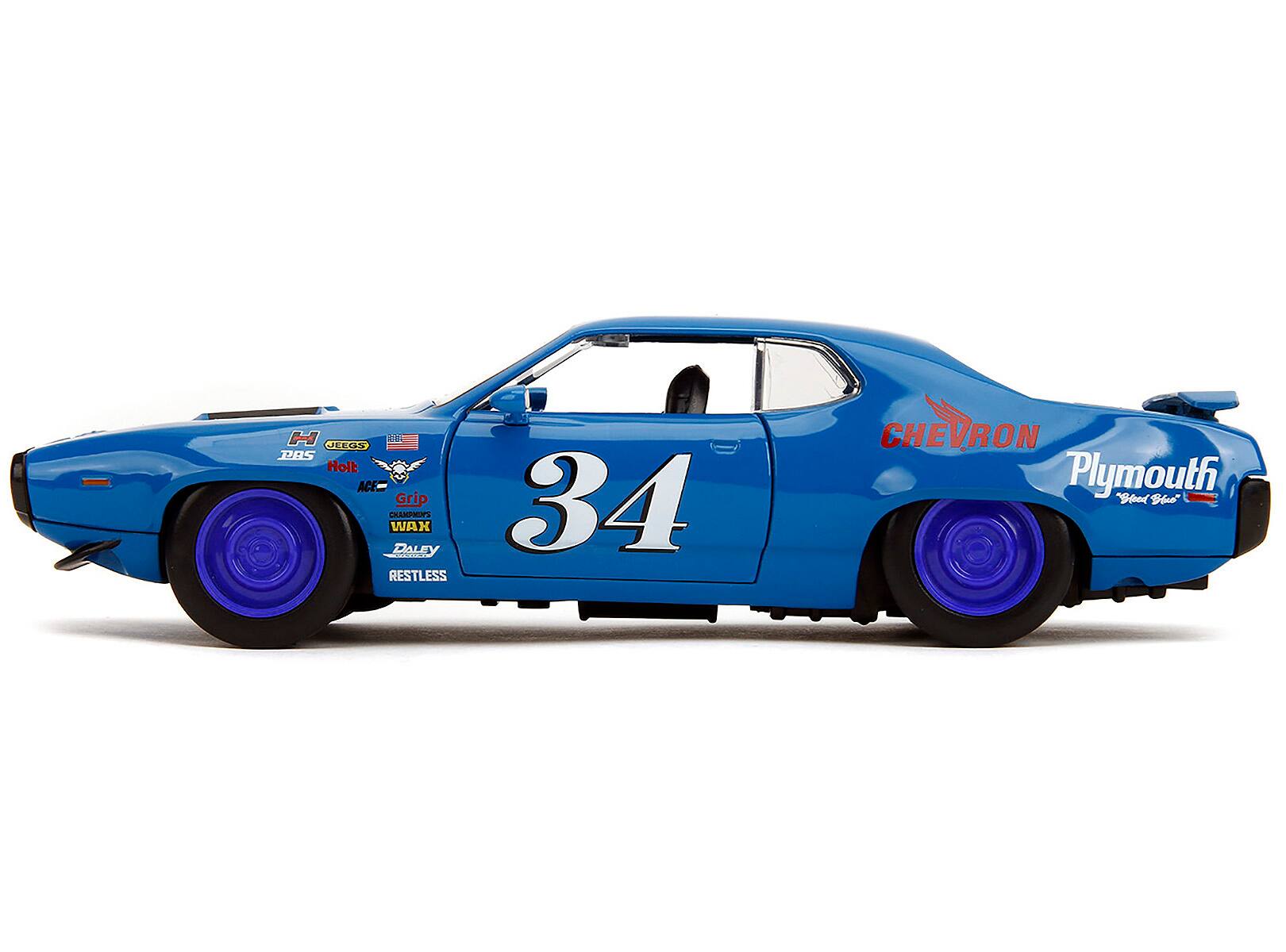 1972 Plymouth GTX #34 with Graphics "Bigtime Muscle" Series 1/24 ...