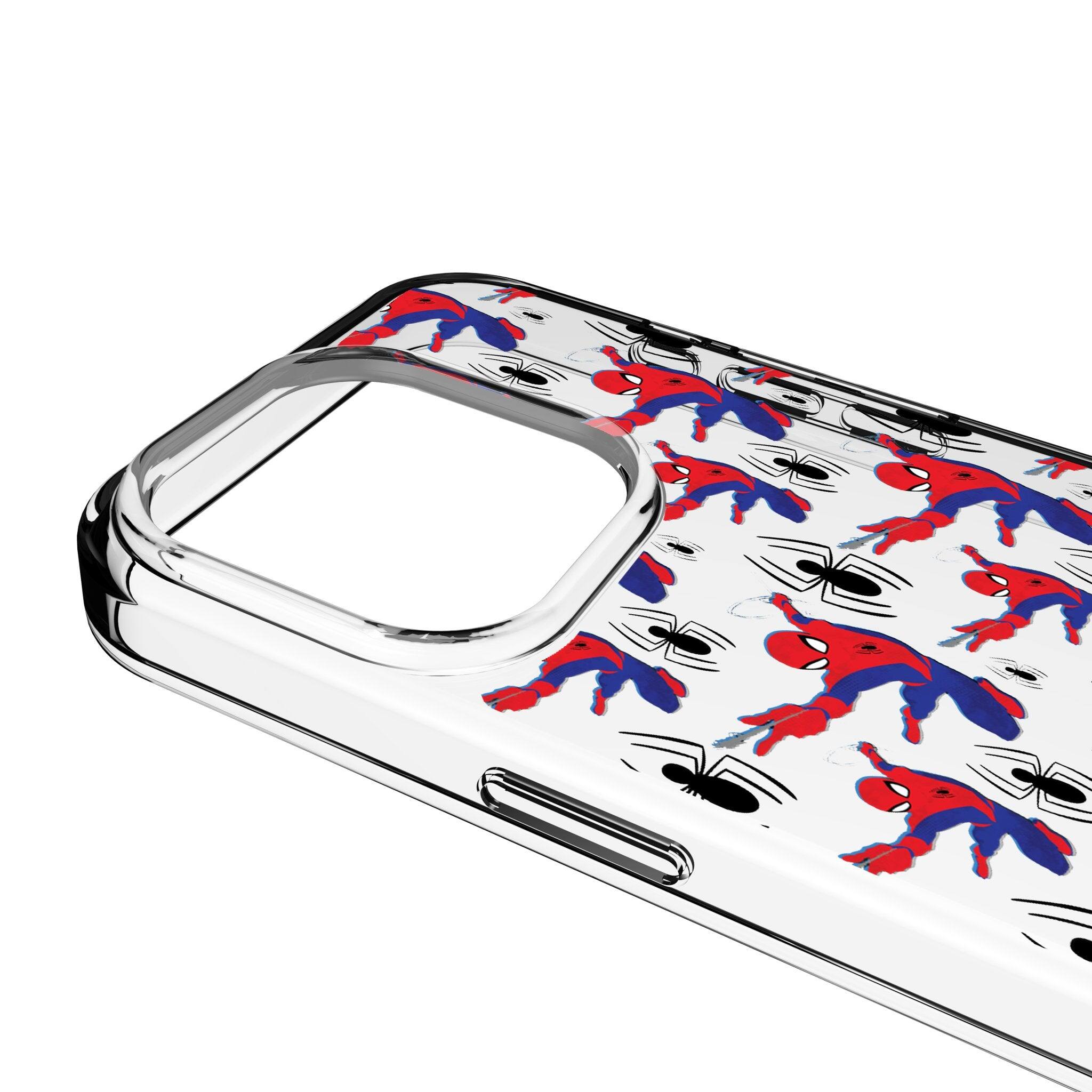 Keyscaper Marvel Pattern Clear Phone Case Apple iPhone 16 Plus Spider ...