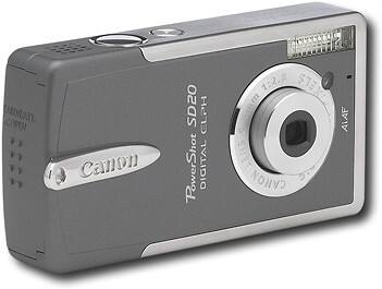 Best Buy: Canon PowerShot 5.0MP Digital Camera Zen Gray SD20