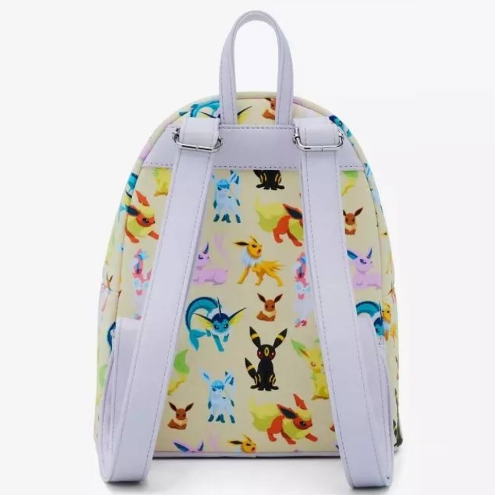 LoungeFly All Over Print Pokemon Eeveelutions Mini Faux Leather Shell ...