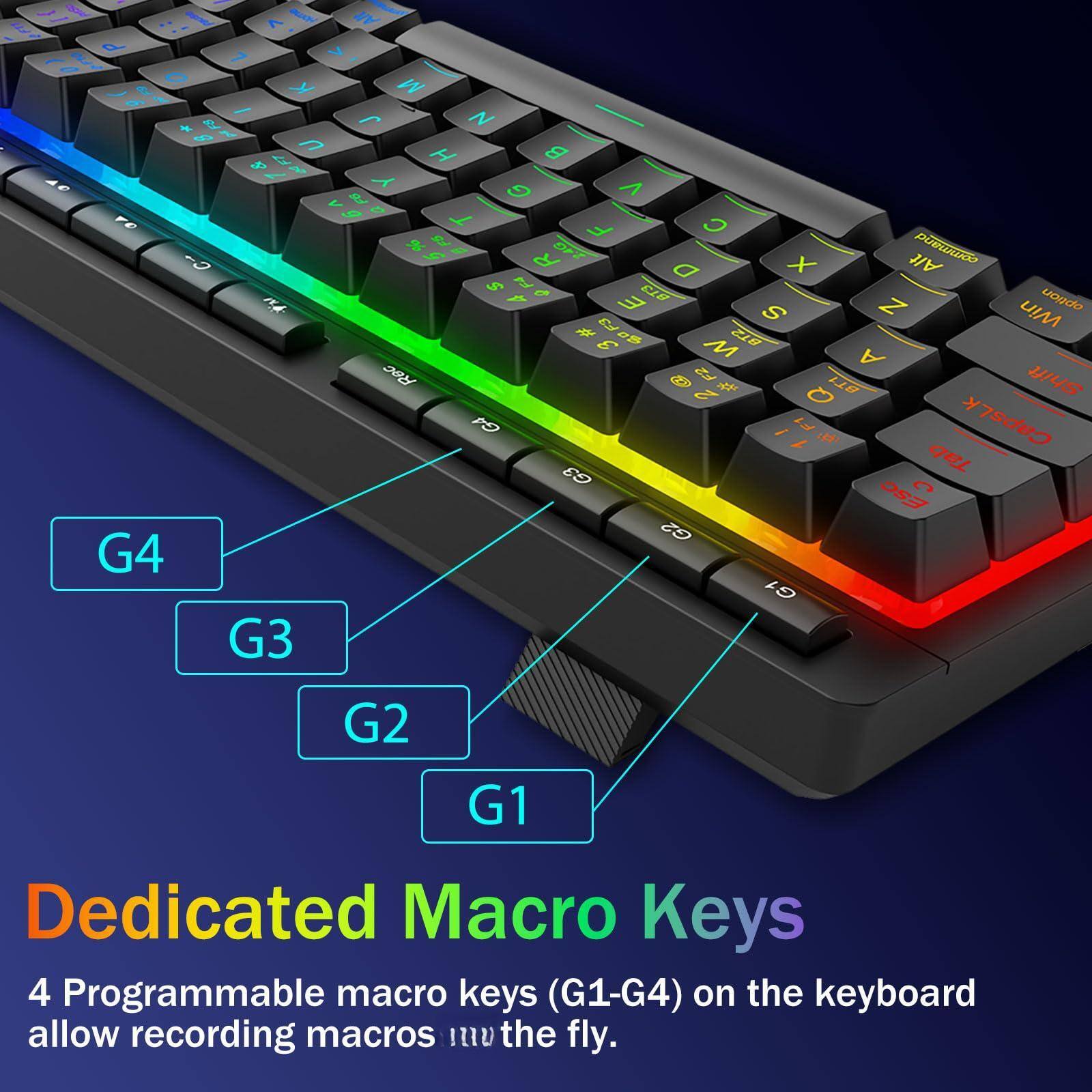 Live At Space Portable Wireless Gaming Extra On board Macro Keys ...