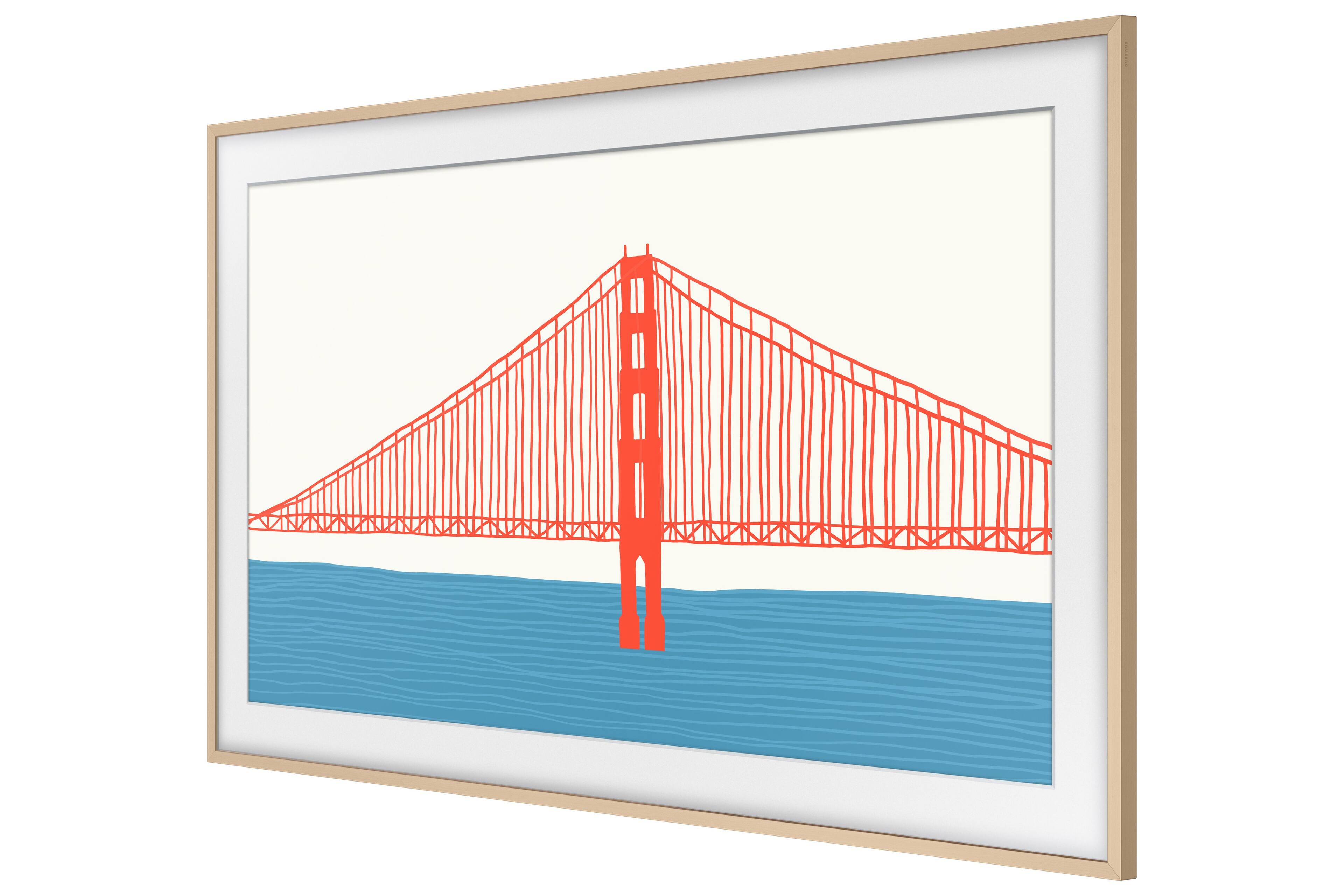 Samsung 85" The Frame Customizable Bezel Beige VG-SCFA85BEBZA - Open ...