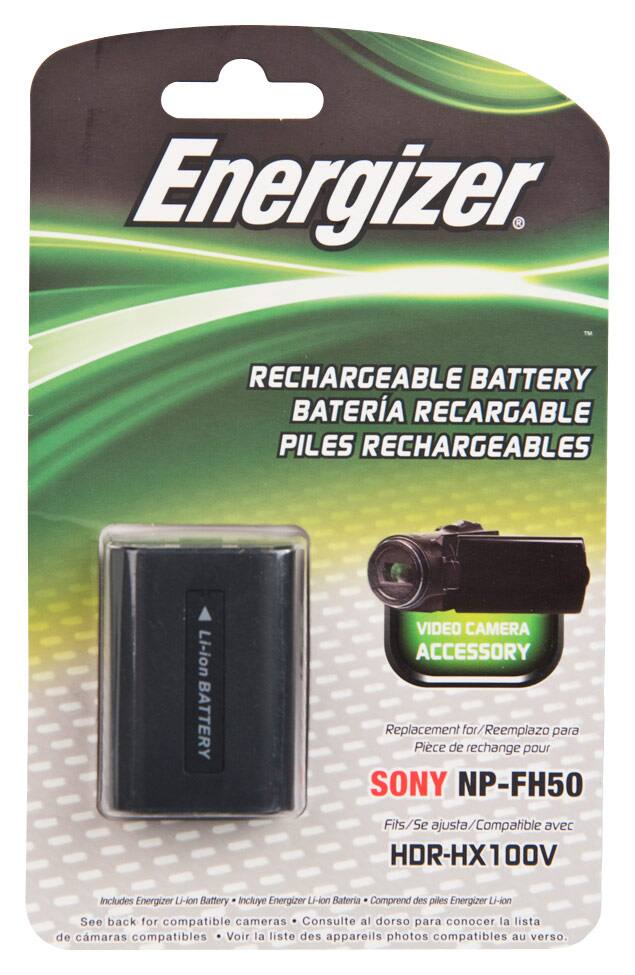 Energizer Rechargeable Li Ion Replacement Battery for Sony NP FH50 ENV ...