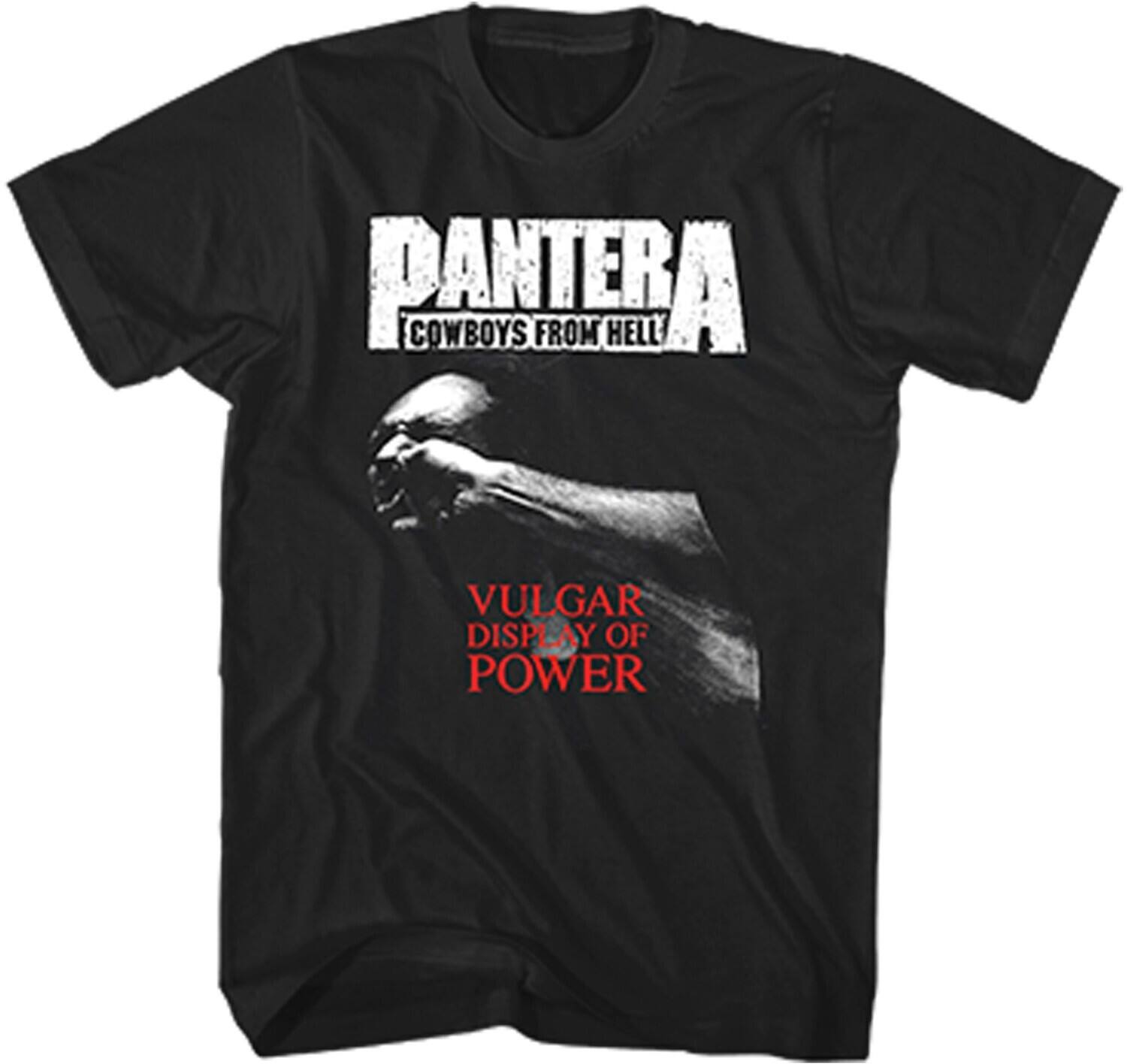 PopMarket Pantera Pantera Vulgar Display of Power T Shirt Medium Black 3151200104 APPAREL ...