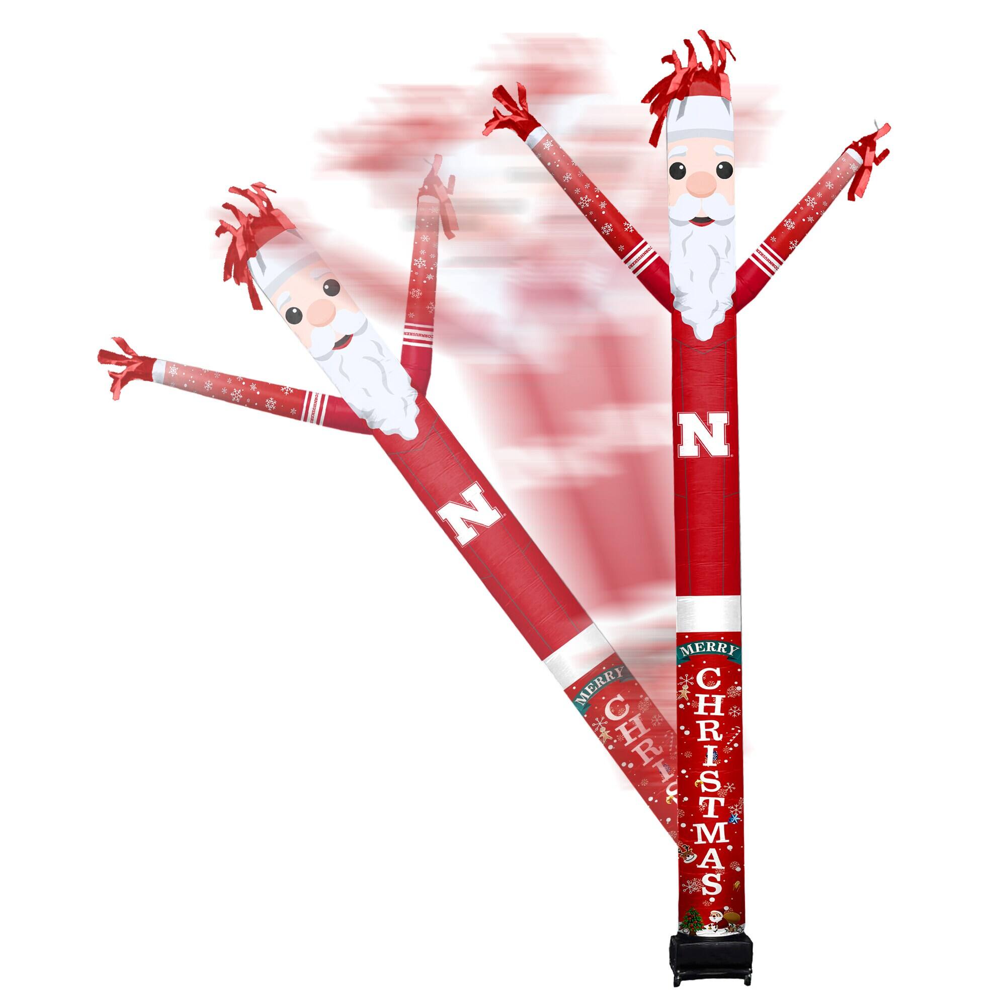 Sporticulture Nebraska Huskers Santa Claus Inflatable Crazy Sports Fan ...